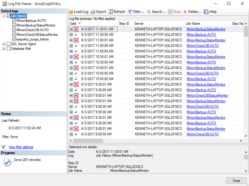 Default SQL Agent Reports – Top Jobs | SQL Studies