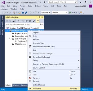 Changing the version of an SSIS package. | SQL Studies