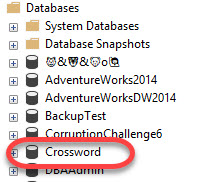 Writing Crossword puzzles with a database: T-SQL Tuesday #113 | SQL Studies