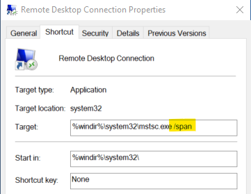 Remote Desktop: Force the resolution to match the screen size. | SQL ...